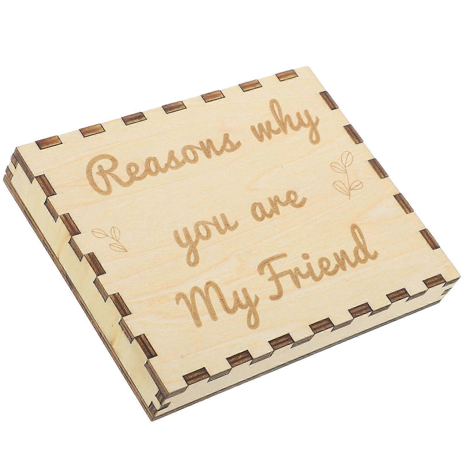 Sentimental Gifts Friend Wood Friendship Box Valentine's Day ...