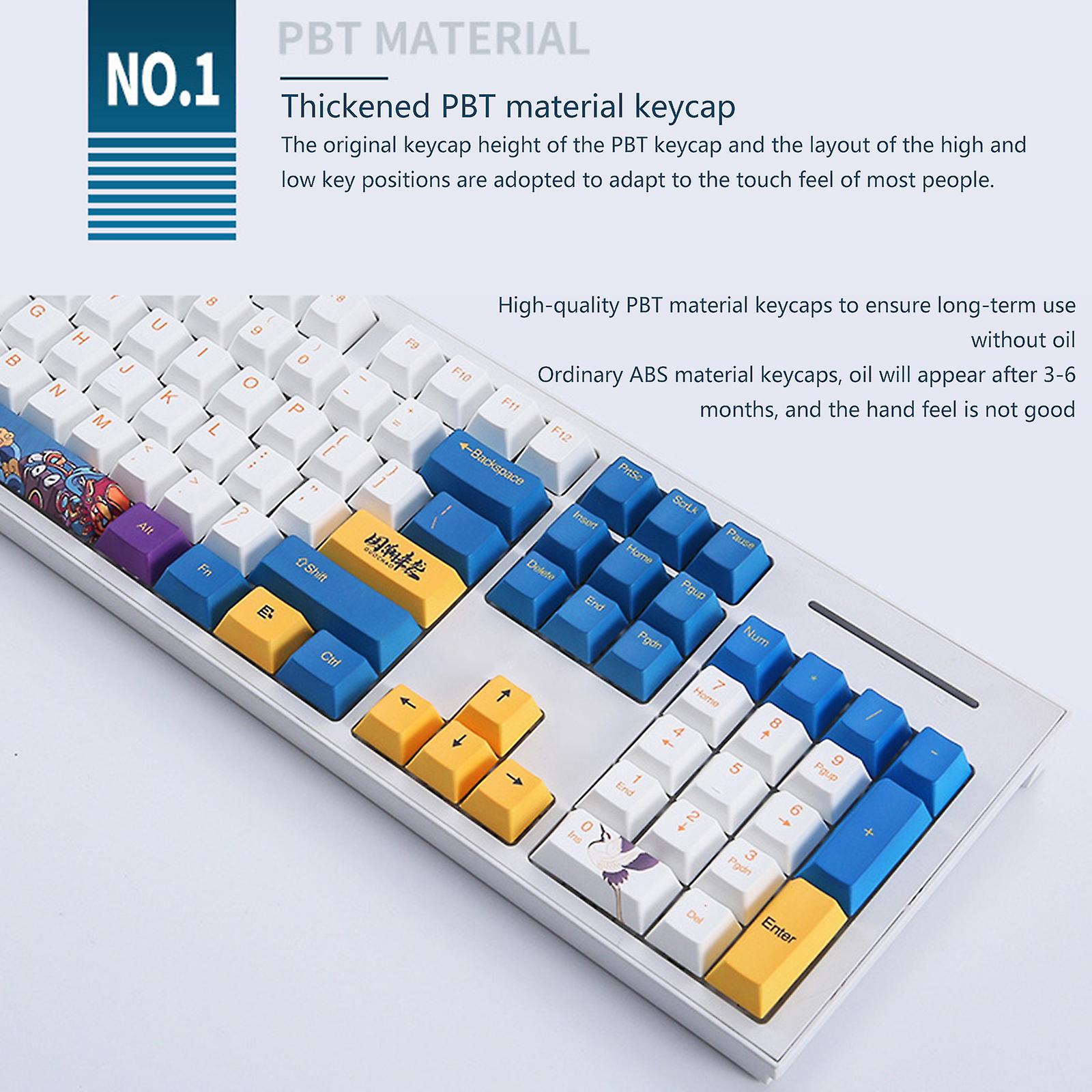 108 for Key National Chic Keycap Cherry PBT Dye Sub Customized ...