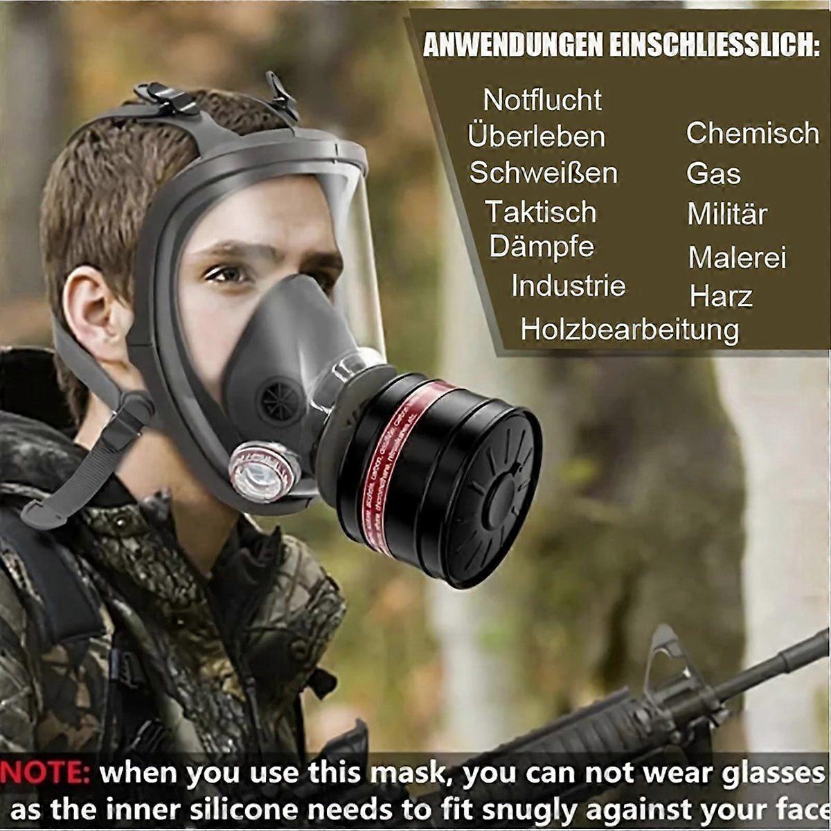 Gas Masks Survival Nuclear and Chemical, Gas Mask with 40mm Activated ...