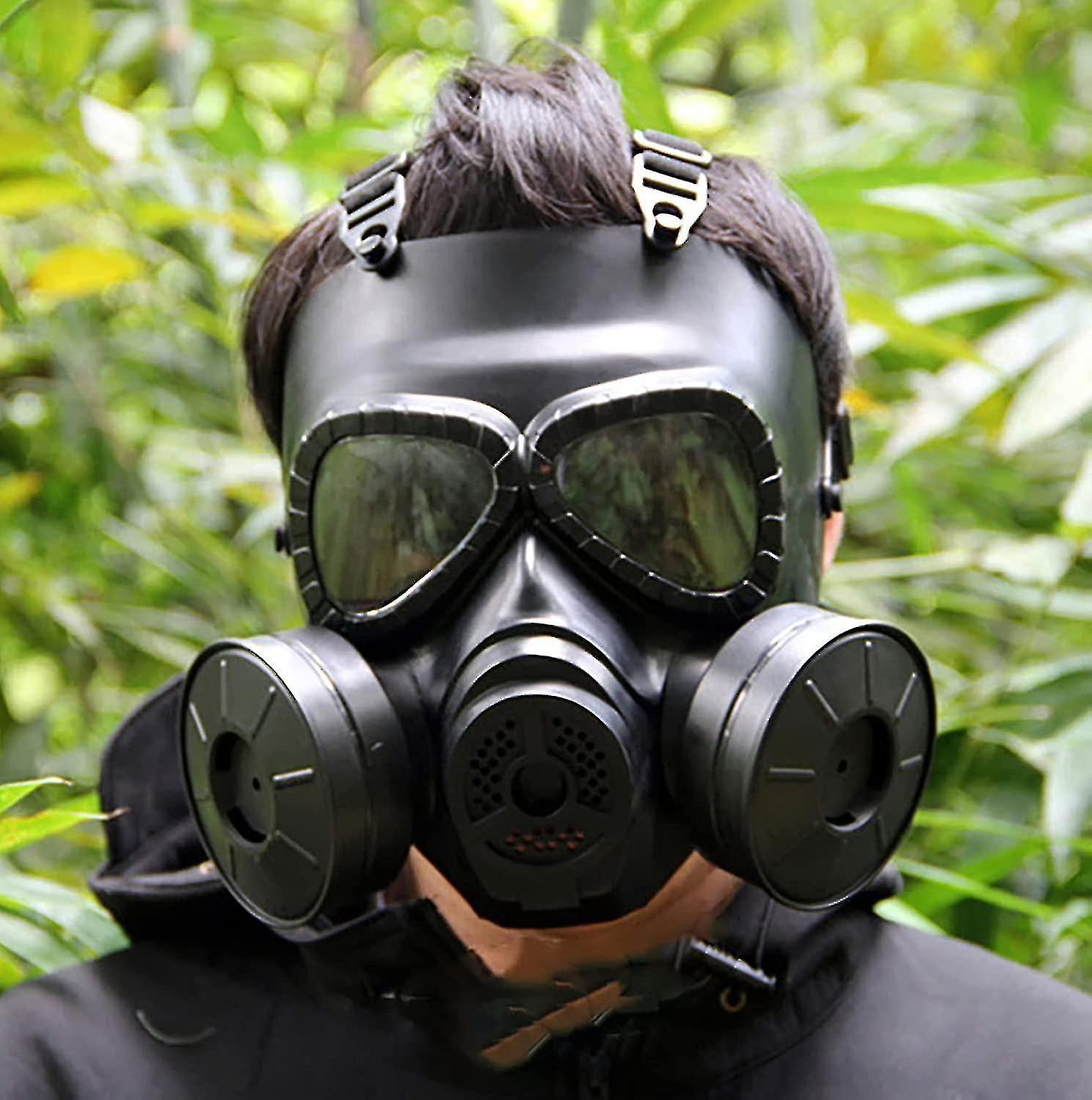 Painball Mask, Tactical Full Face Dummy Gas Mask Skull Cs Mask With ...