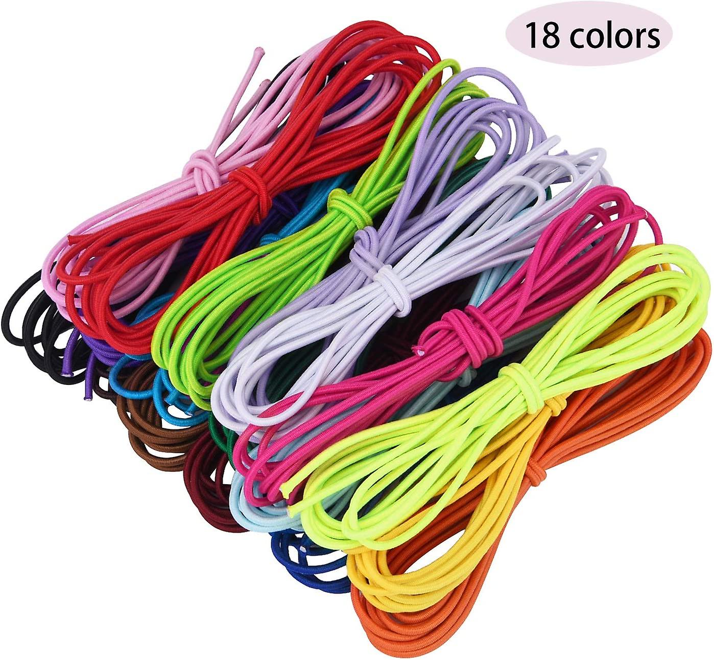 39 Yards 2mm Thickness Elastic String Beads Stretch Rubber Rope Jewelry ...