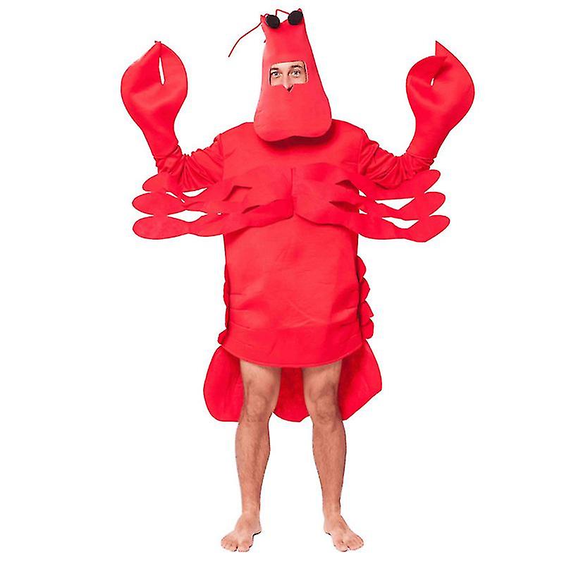 Shrimp Unisex Costume Unisex Crab Costume Adult Lobster Man Cosplay ...