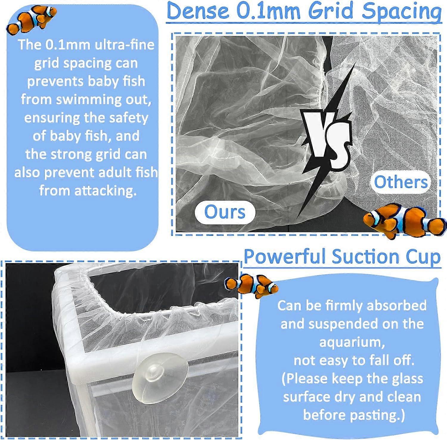 Fish Breeding Box, Large Fry Hatchery Net Breeder Incubator Tank ...