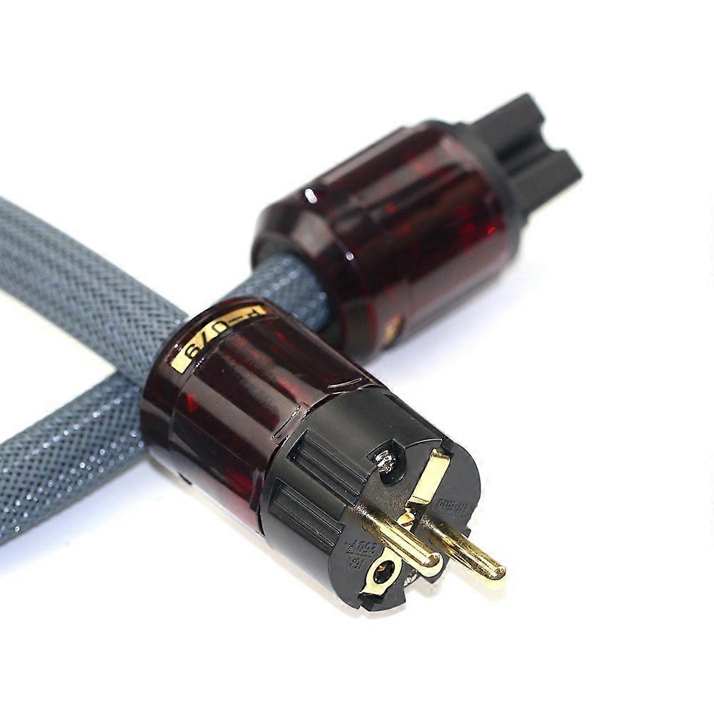Hi-fi Furutech T1 Oxygen-free Copper HIFI Fever audio power cable EU/US ...