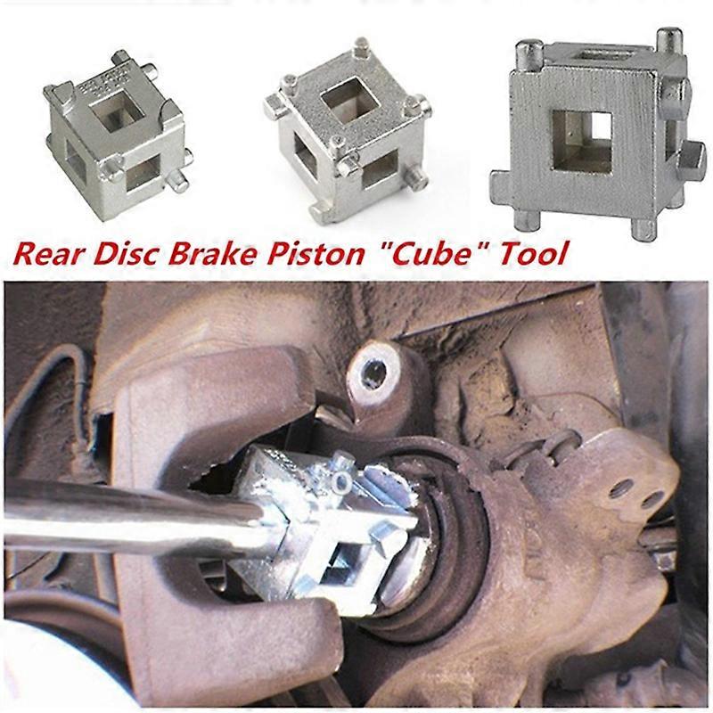 Rear Disc Brake Caliper Piston Rewind/Wind Back Cube Tool 3/8 Drive ...