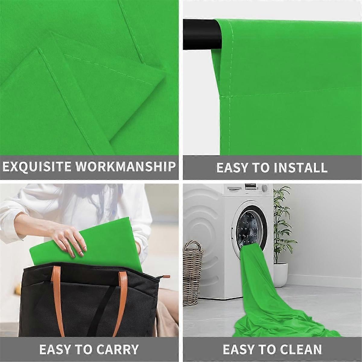 Green Backdrop, Solid Background for Photo Studio, Non-Gloss ...