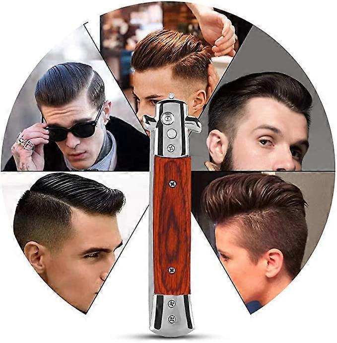 8.9 Inch 4 Colors Spring Folding Push Button Pocket Comb Stainless ...