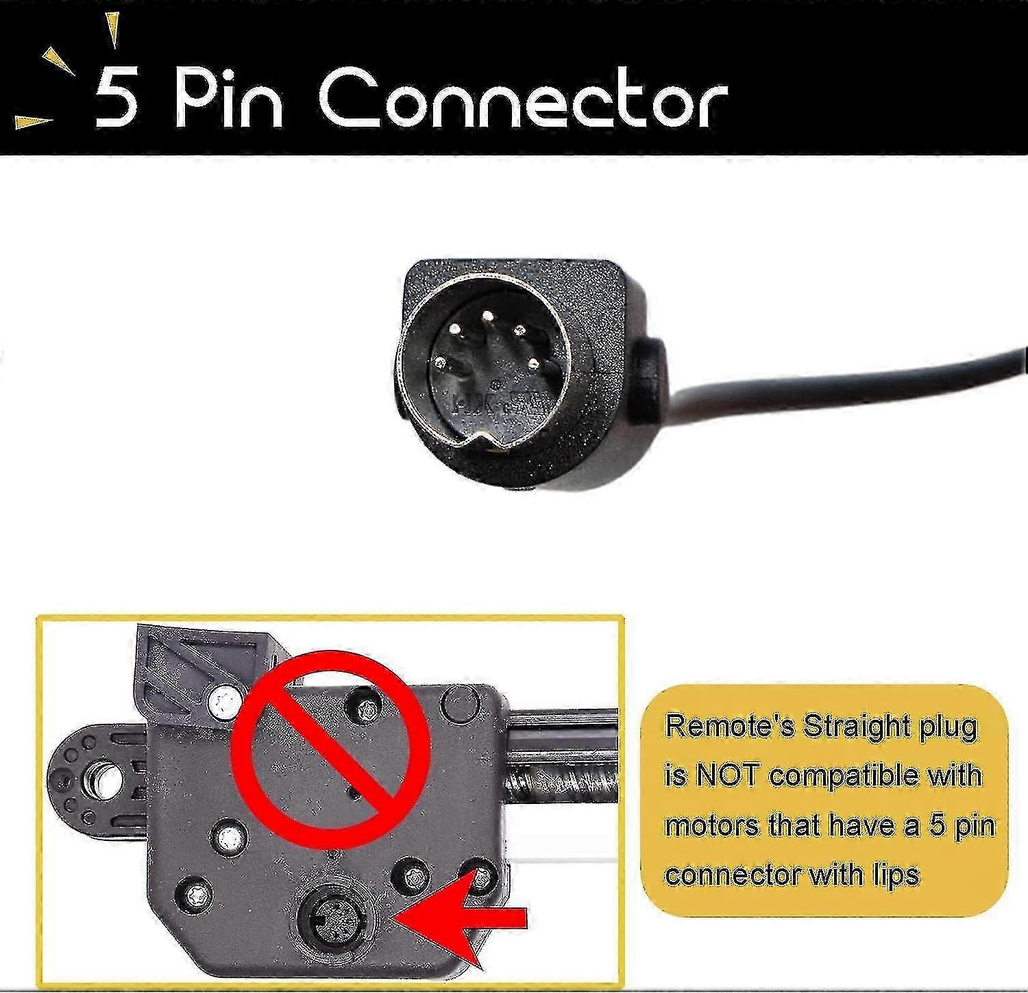 6 Button Remote For Recliners 5 Pin Lift Chair Handset Controller Hand ...