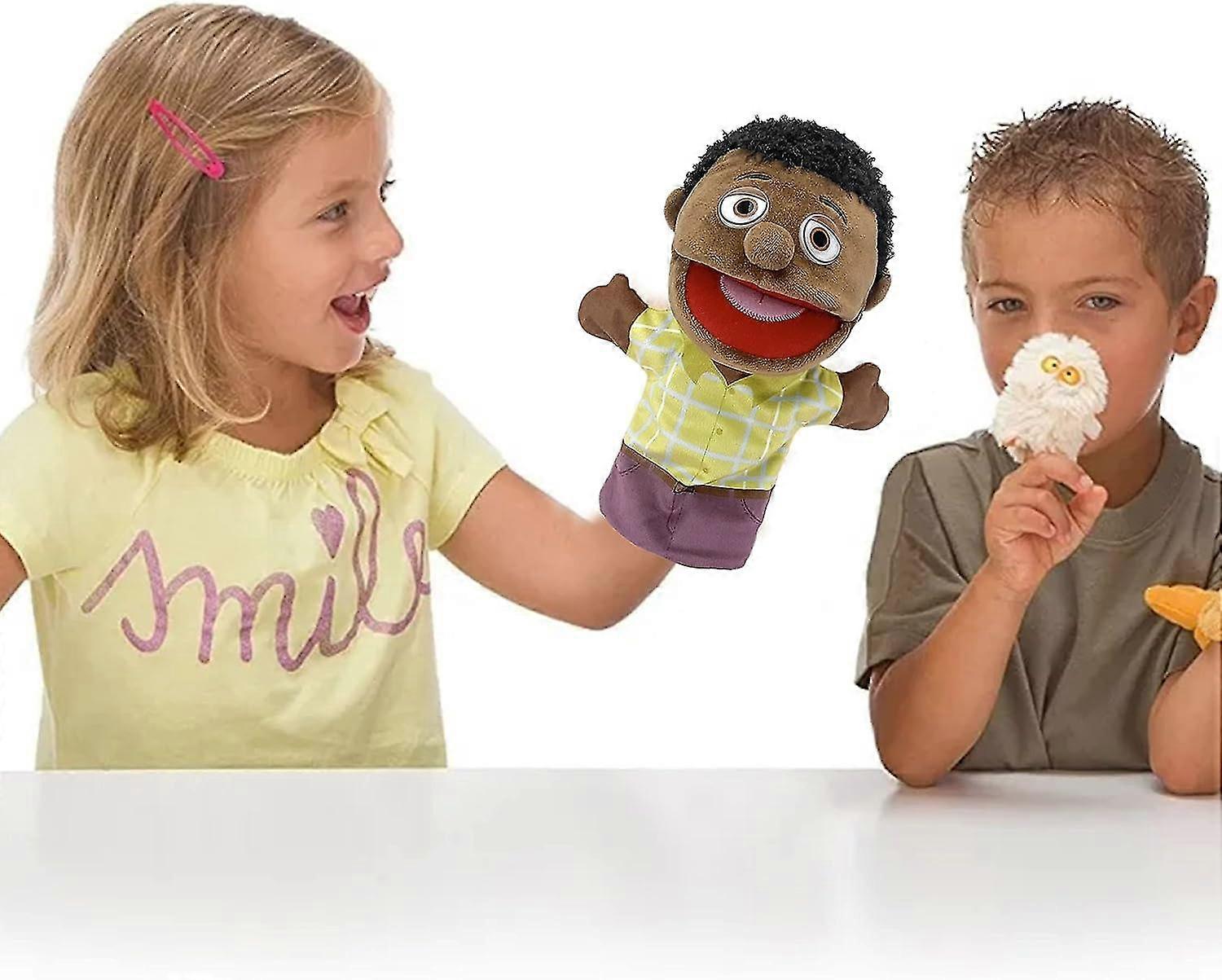 Family Hand Puppets,puppets For Kids Role Paly Family Members 13.4 Inch ...