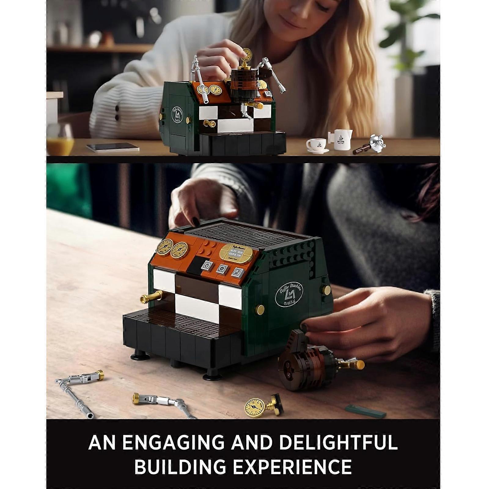 Nifeliz Coffee Machine Building Set, Semi-Automatic Espresso Machine ...