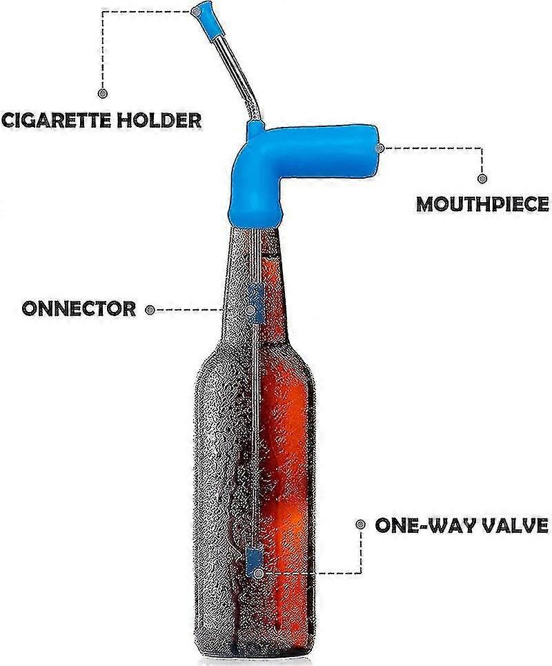 1 Pack Beer Snorkel Straws Beer Hopper Funnel Dual Snorkel Drinking ...