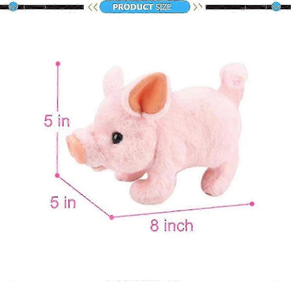Electronic Plush Piggy Pet Toys Cartoon Stuffed Animal Interactive ...