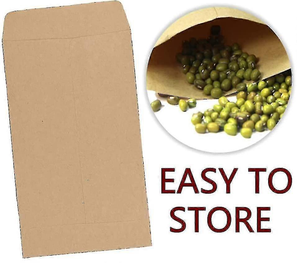 200 Pcs Kraft Paper Envelops Kraft Paper Brown Bags Brown Seed Packets ...