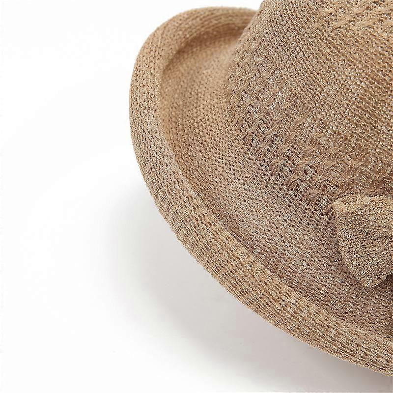 Summer Straw Hat for Women, Hollow Sun Protection Bucket Hats, Beach ...