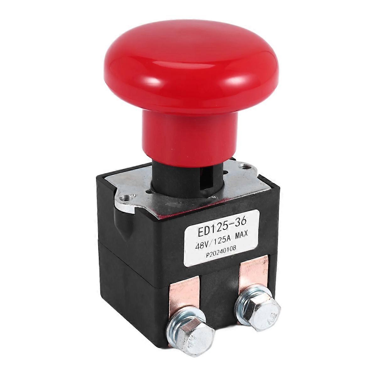 ED125-36 48V 125A Emergency Disconnect Stop Switch for Big Joe EZ30 E30 ...