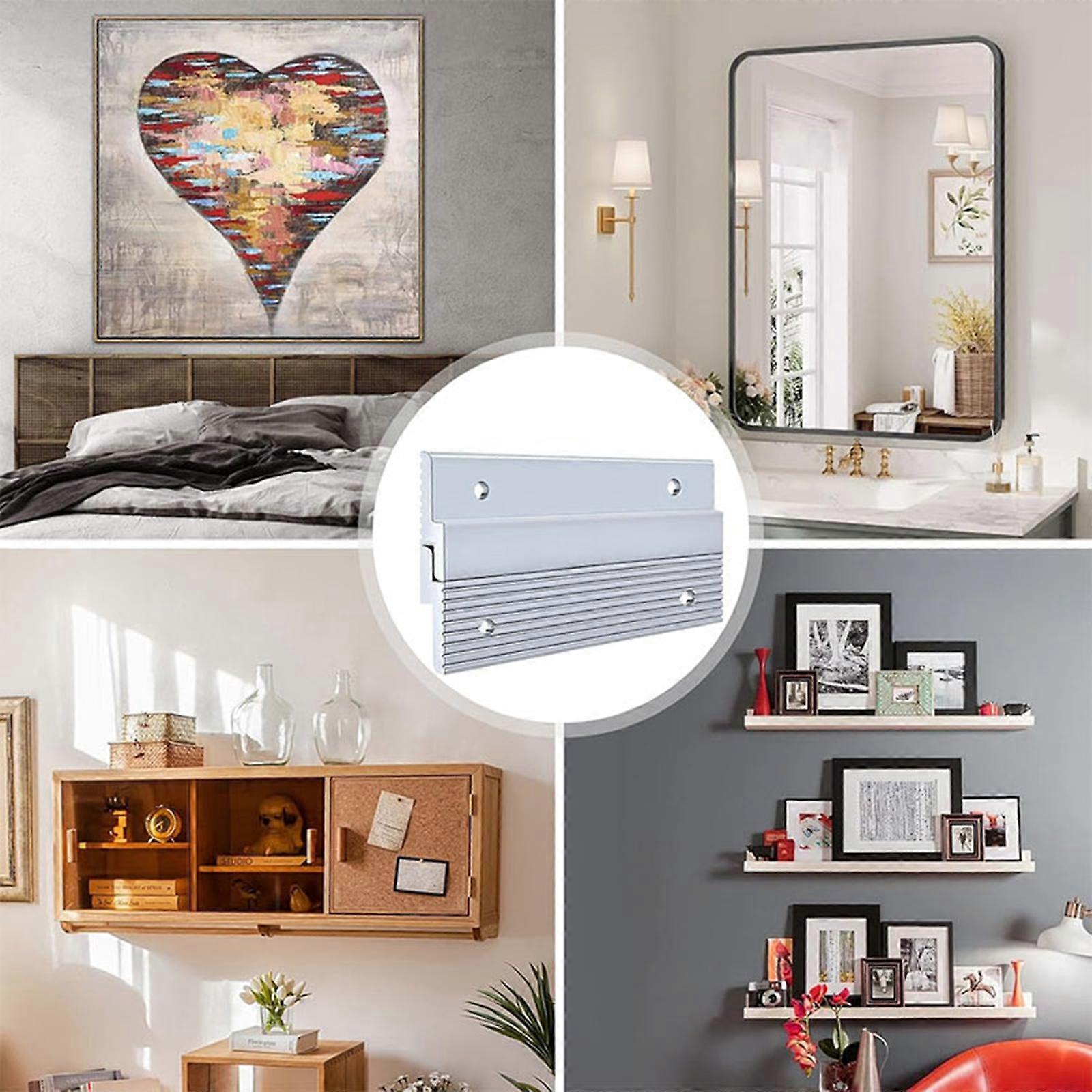 Heavy Duty Aluminum Z Clamps Interlock Wall Mounting Brackets French ...