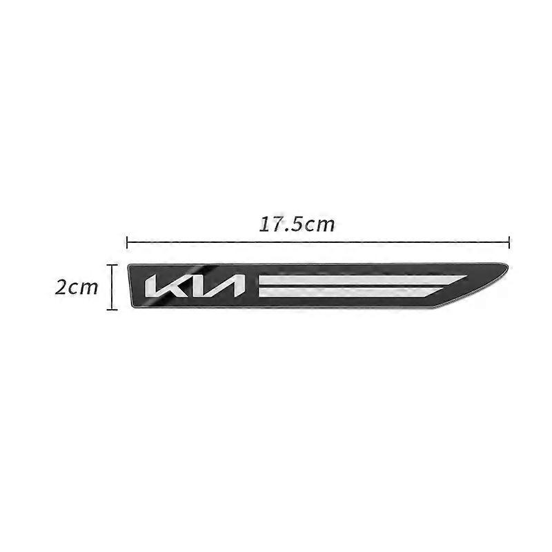 Car Styling 2pcs Side Wing Badge Emblem Fender Sport Car Sticker for ...