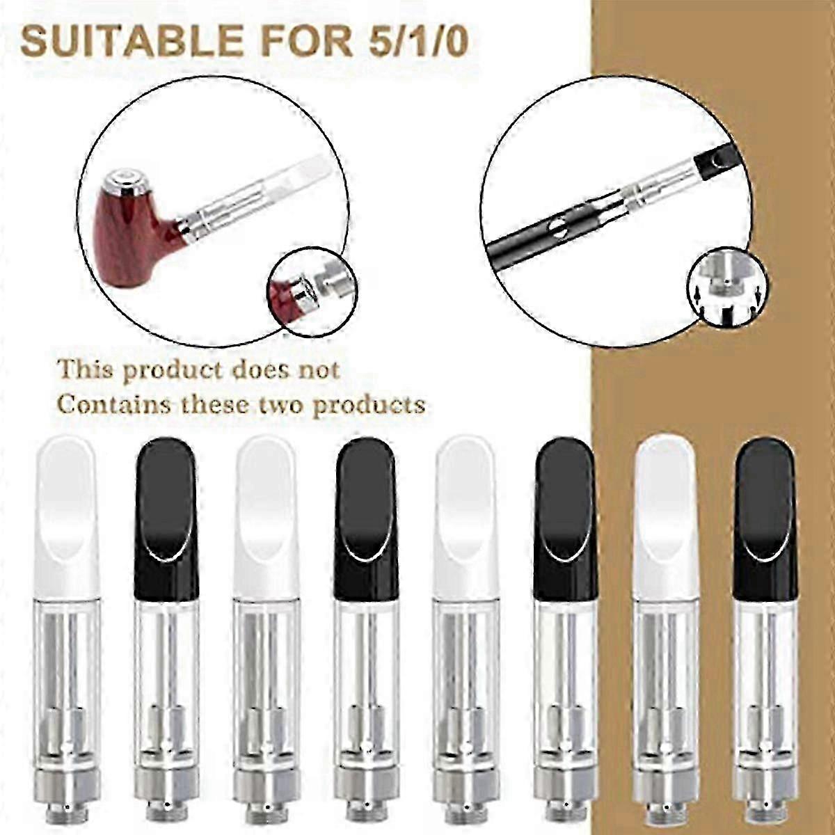 60 PCS Empty Storage Cartridges suitable for 1.0ML Glass Ceramics Easy ...