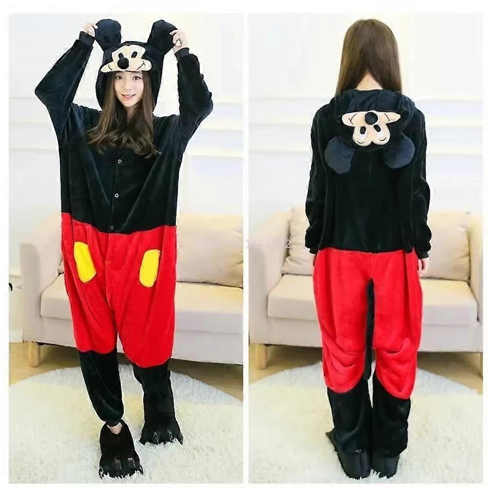Mickey Mouse Adult Costume Halloween Cosplay Outfit Full Set With ...