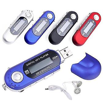 8gb Large Memory Usb 2.0 Flash Drive Lcd Mini Mp3 Music Player With Fm ...