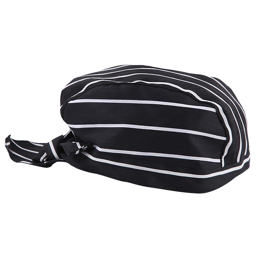 5xUnisex Kitchen Restaurant Chef Cap Headwrap Bandana Hat Head Do Tied ...