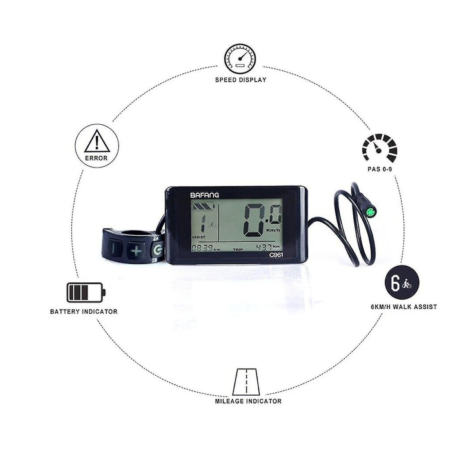 Lcd Dpc18 C965 Display For Ebike Bbs Hd Mid-drive Motor Controller Tt ...