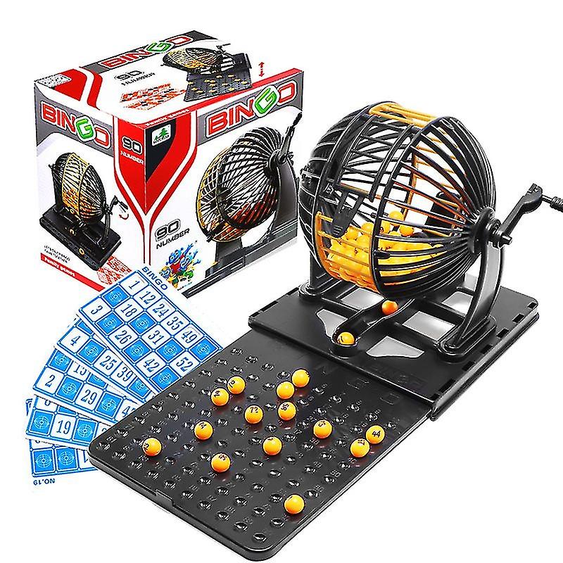 Bingo Machine Cage Game Set | With Bingo Ball | Classic Metal Cage ...