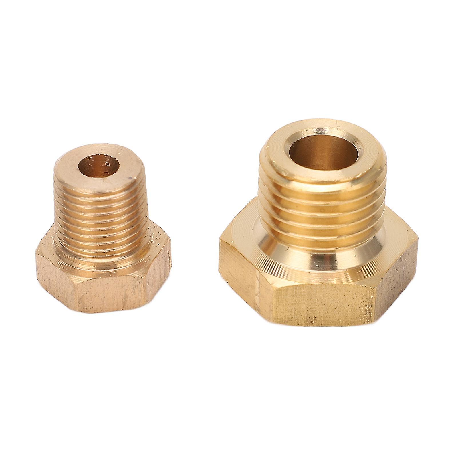 M14x1.5 to 1/8in NPT Oil Pan Plug Adapter Water Temperature Sump Screw ...