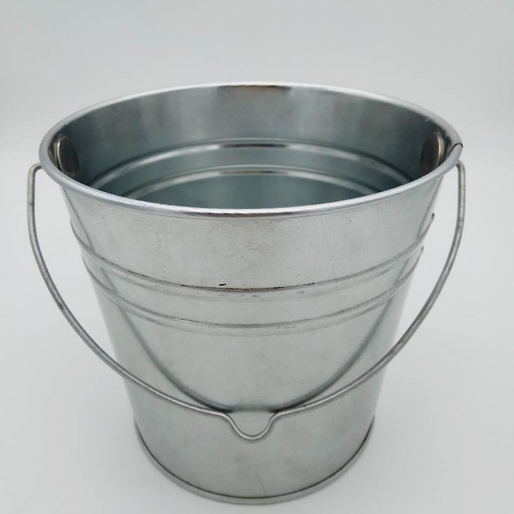 Bbq Galvanized Metal Bucket Collection Grease Bucket Wood Pellets Grill ...