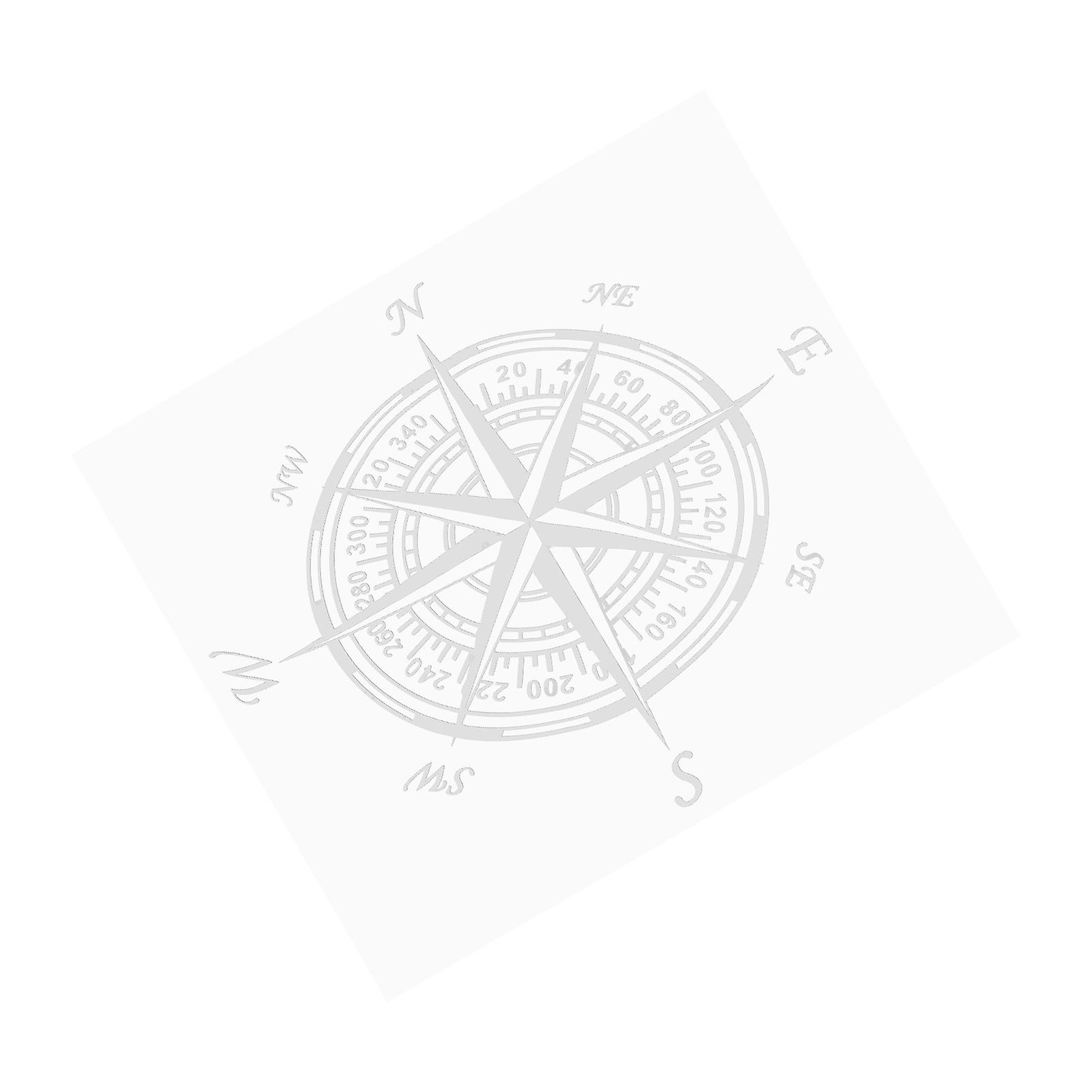 Car Campass Sticker,Car Campass Sticker Waterproof Navigation Compass Decal Car Funny Sticker ...