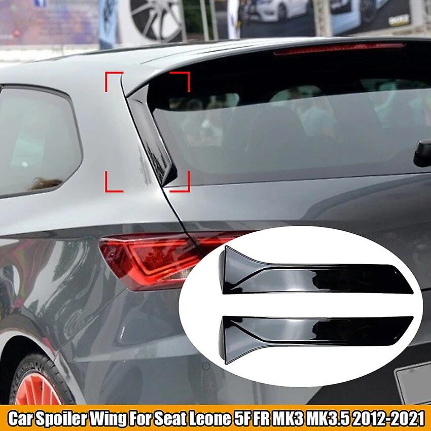 1Pairs Rear Window Side Spoiler Wing For Seat Leone FR MK3 MK35 2012 ...