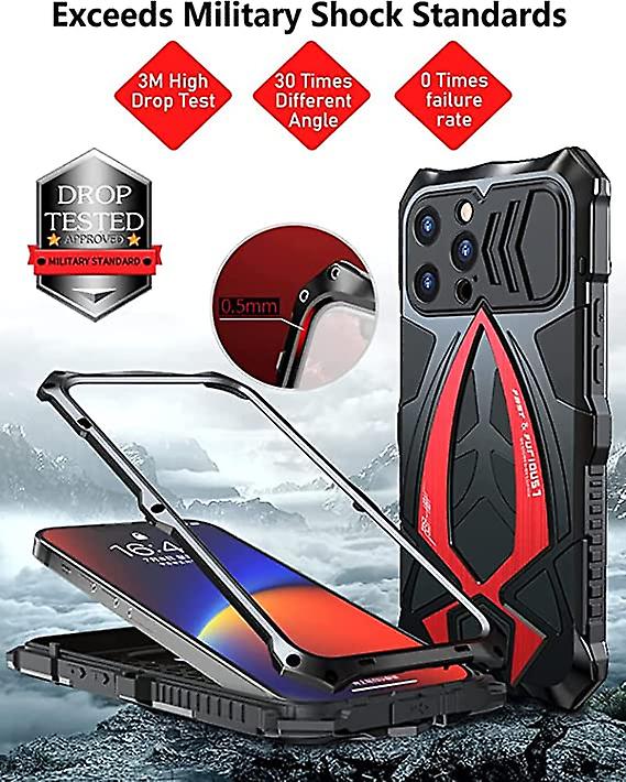 Case for iPhone 13 Pro Max Metal Case,iPhone 13 Pro Max Heavy Duty ...