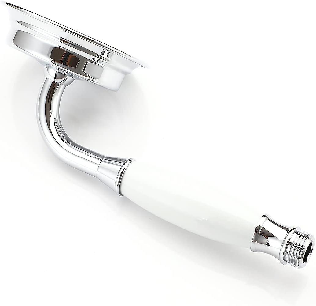 Victorian Shower Head and 150cm Hose Traditional Brass and Ceramic for ...