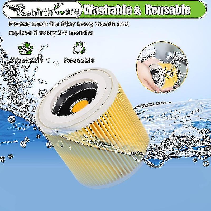 2 Pack Cartridge Filter For Wd3 Premium Wd2 Wd3 Wd3p Wd3 Mv2 Mv3 Filter ...