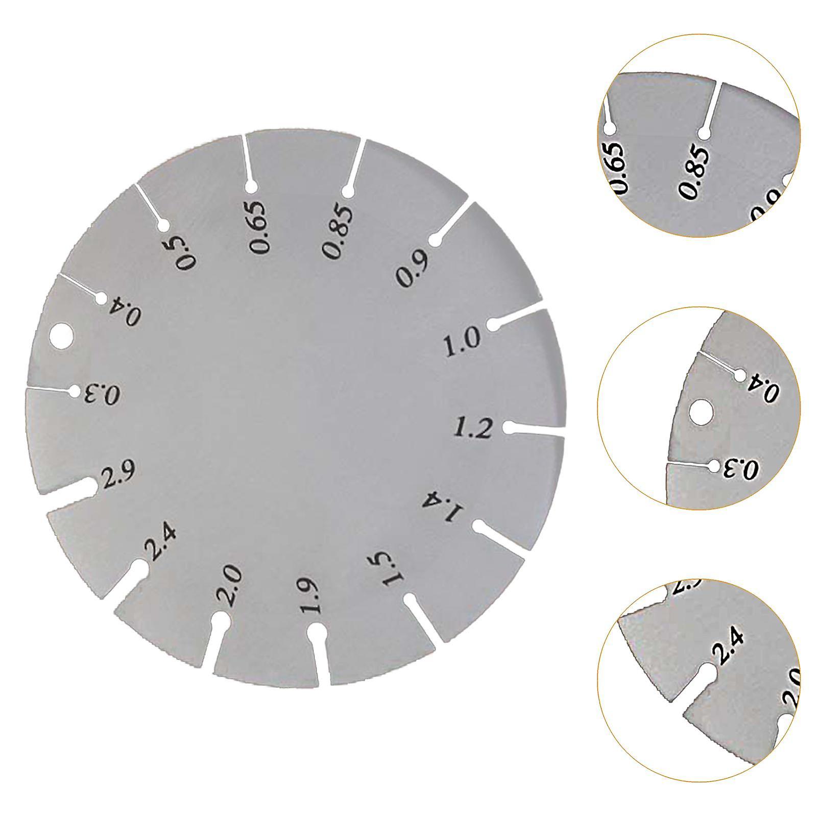 Wire Gauge Measuring Round Wire Cable Sheet Gage Measuring Tool Welding ...