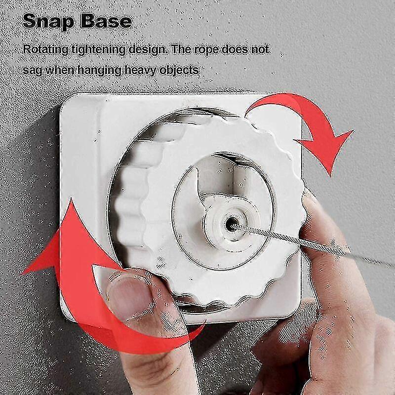 Retractable Washing Line Outdoor Expandable Clothesline Wall Mounted ...