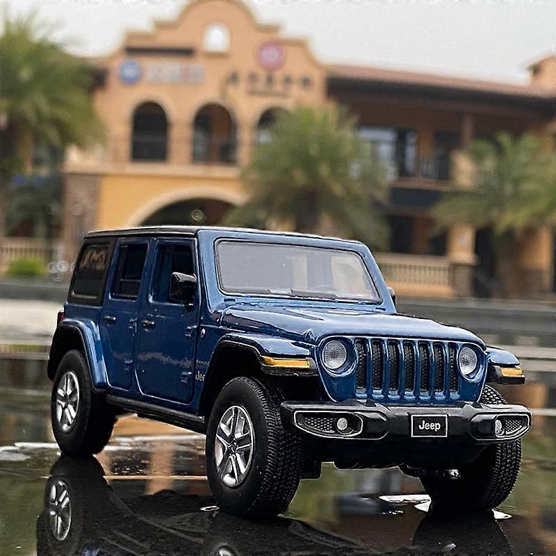 1:32 Jeeps Wrangler Rubicon Alloy Car Model Diecast Metal Toy Off-road ...