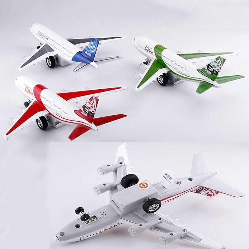21CM Plane Model Airline Airbus A380 Alloy Display with LED lights Pull ...