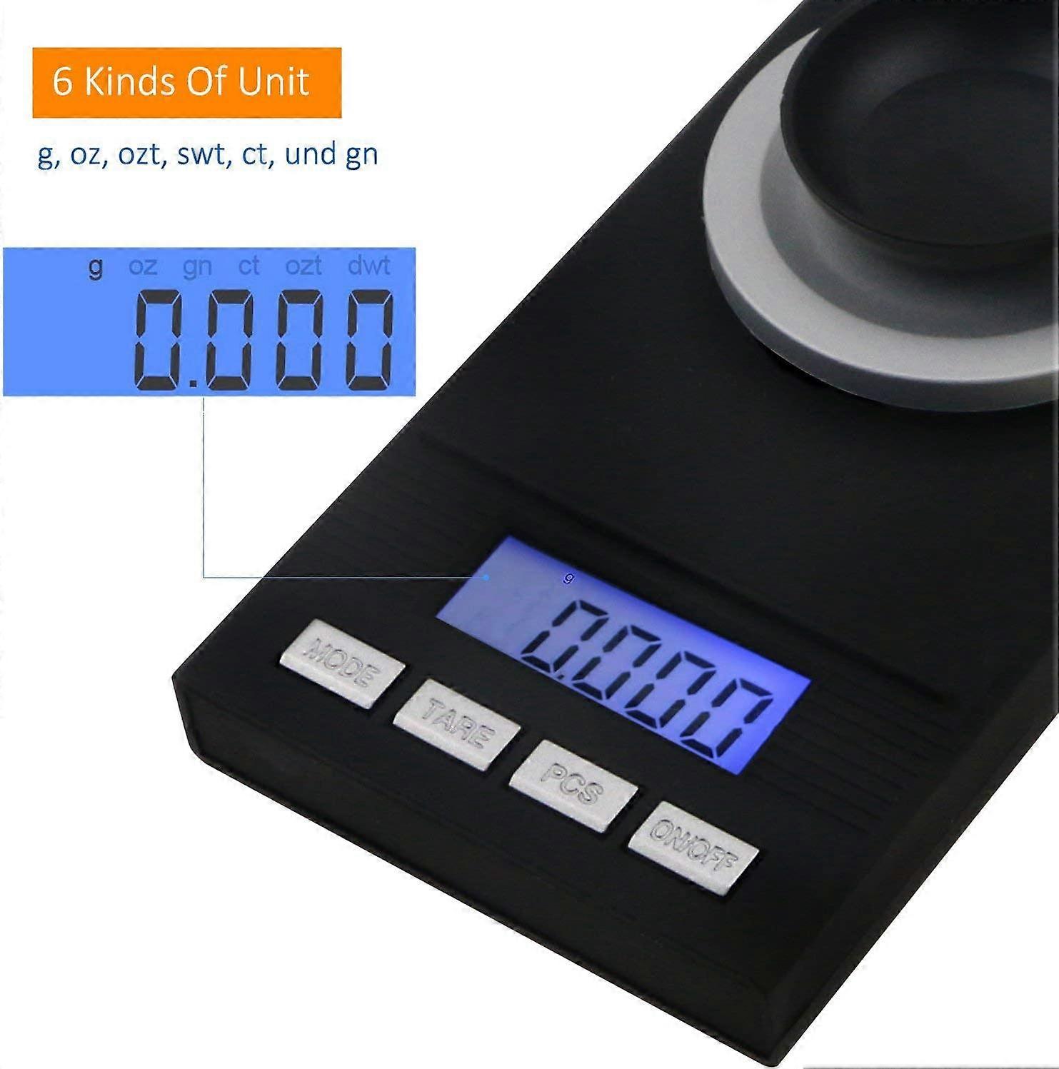 Precision Pocket Scale, Jewelry Scales 50 X 0.001G Digital Scale ...