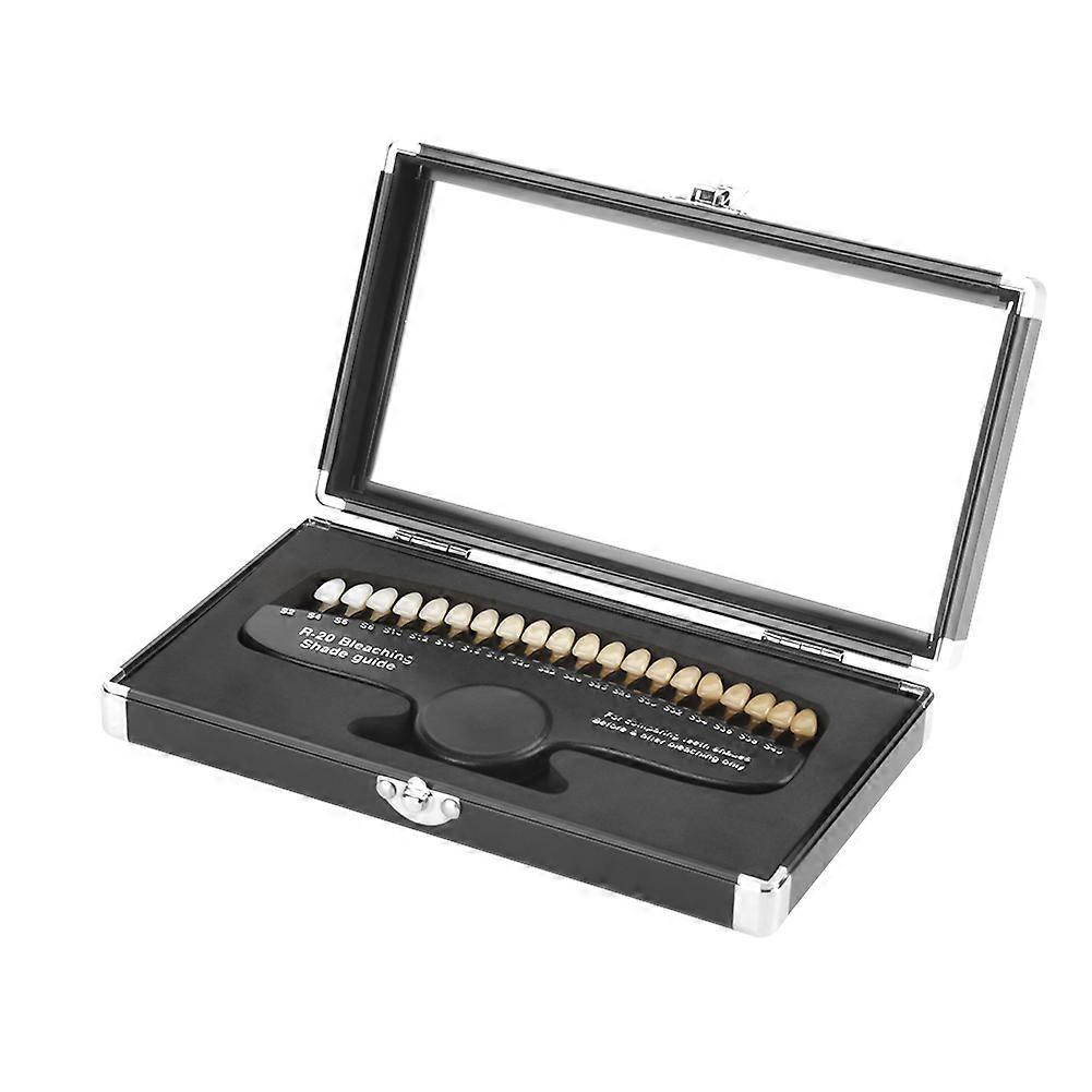 20 Colors Teeth Whitening Dental Shade Guide Bleaching Porcelain with ...