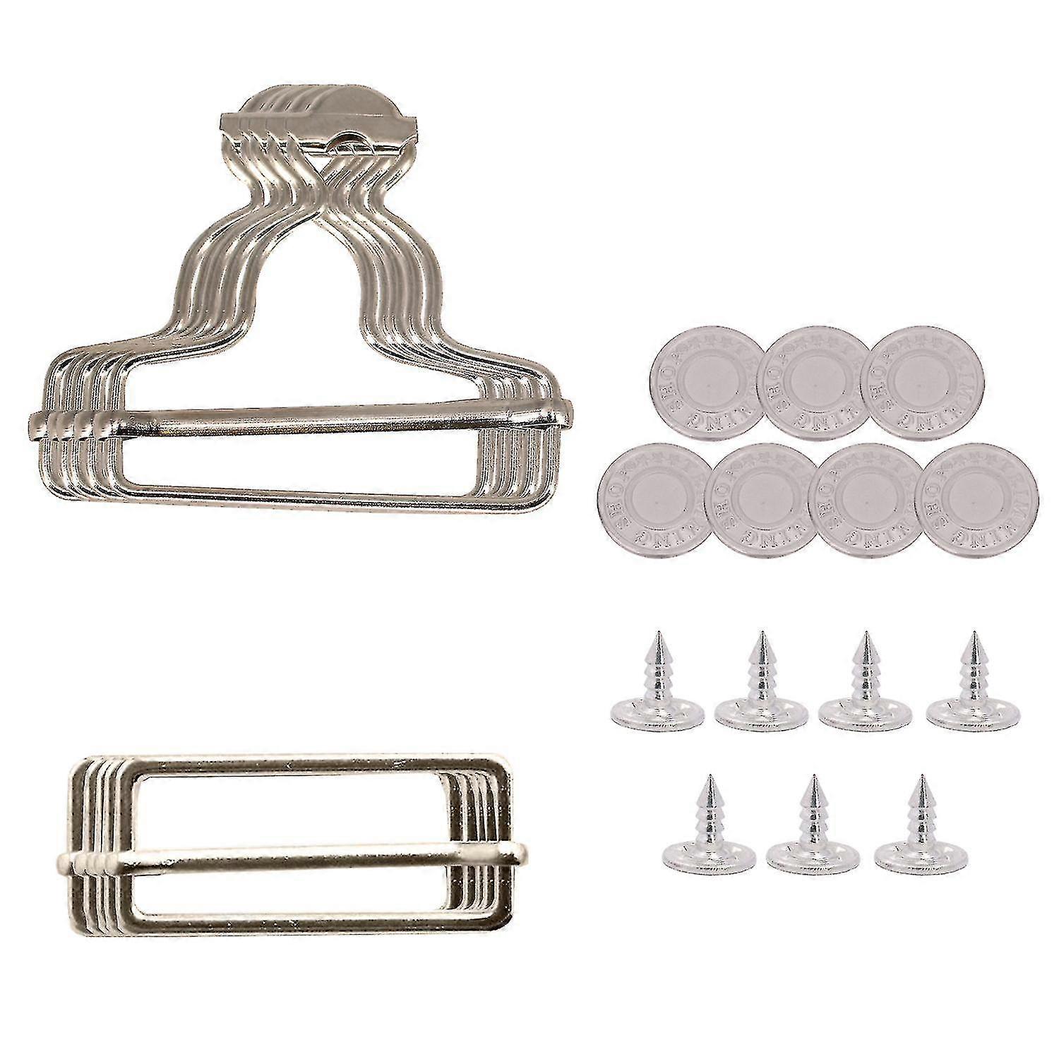 Dungaree Buckle Adjustable Slider Clips With Jeans Buttons | Fruugo UK