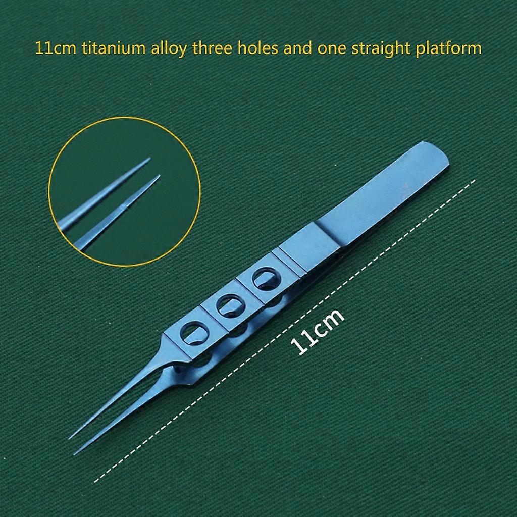 Precision Ophthalmic Forceps 11cm Eyelid Tweezers with Adjustable ...