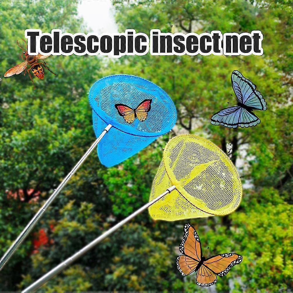 Kids Telescopic Butterfly Net Fishing Net With Stainless Steel 5 ...