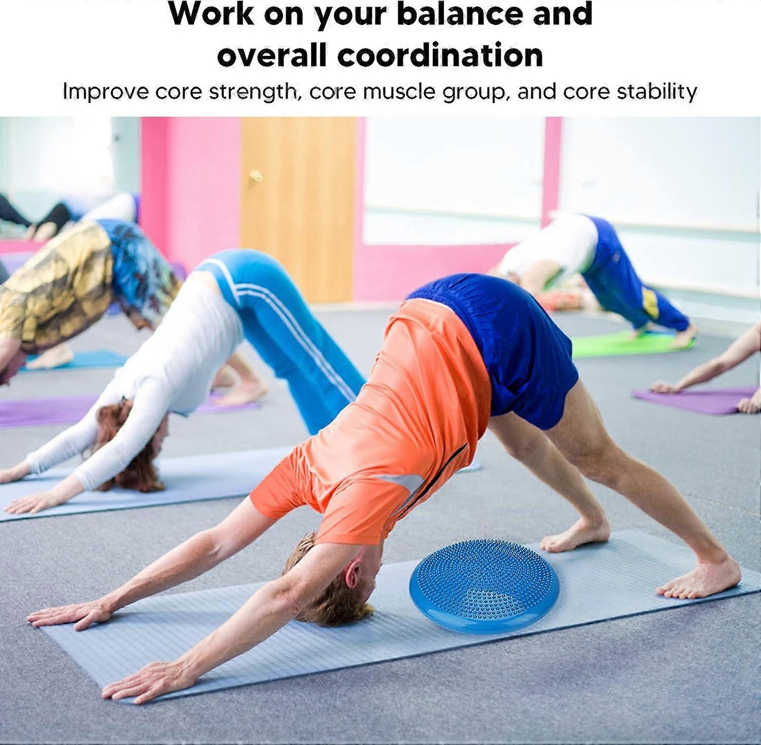 Balance Training Dynadisc Inflated Core Strengthening Disc Sensory ...