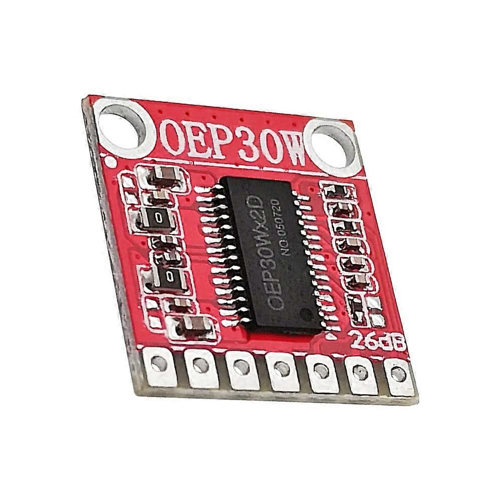 DC 7.5-24V Mono Digital Power Amplifier Board, Stereo AMP Module 30W ...
