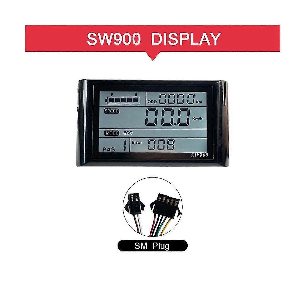 17a Three-mode Sine Wave Ebike Controller With Sw900 Display For 36v ...