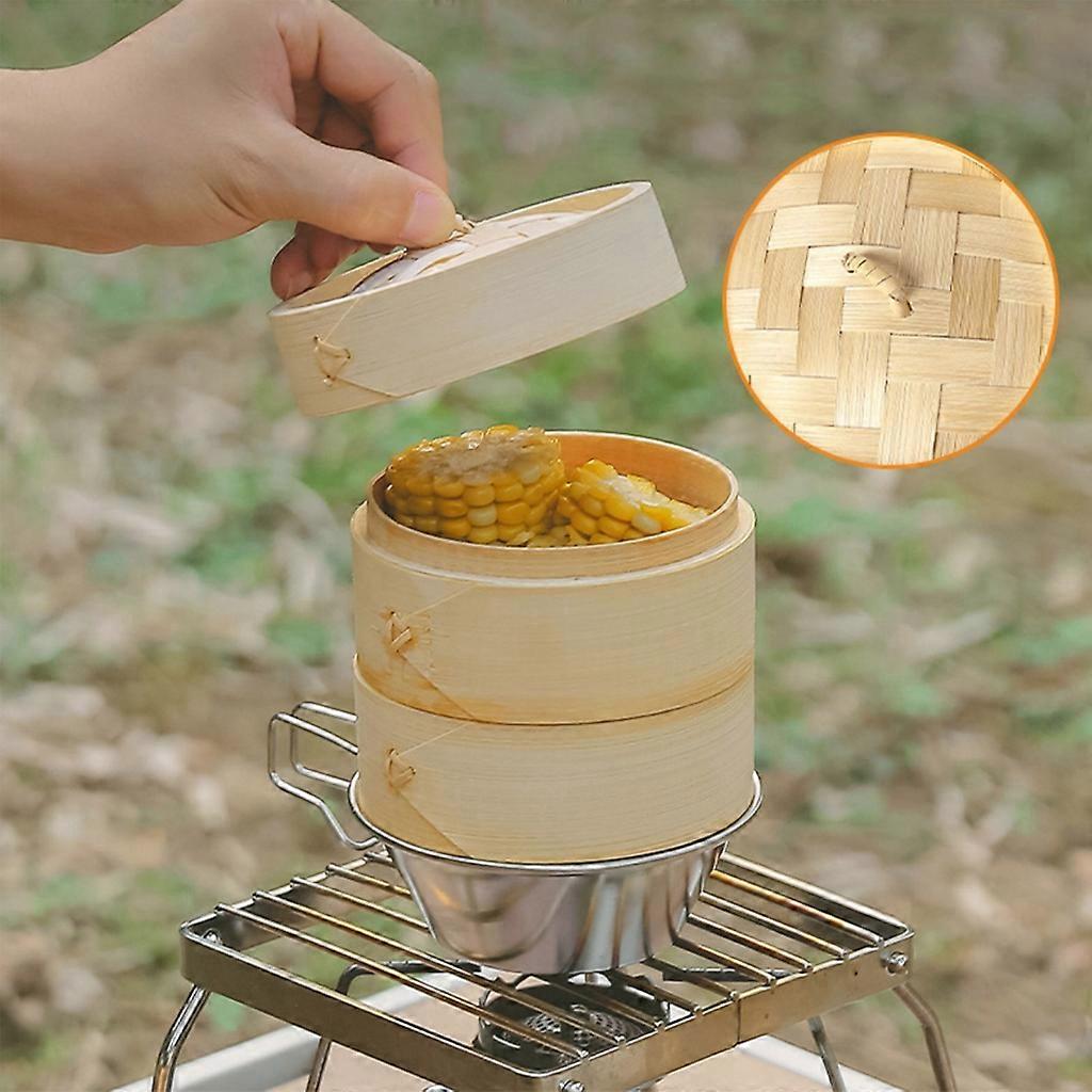Handmade Bamboo Steamer Basket Dumpling Steamer Outdoor Sierra Bowl Cup ...