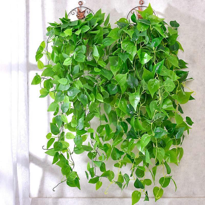 Artificial Hanging Plant Fake Ivy Leaves Vine 105cm/41in Clover Plant ...