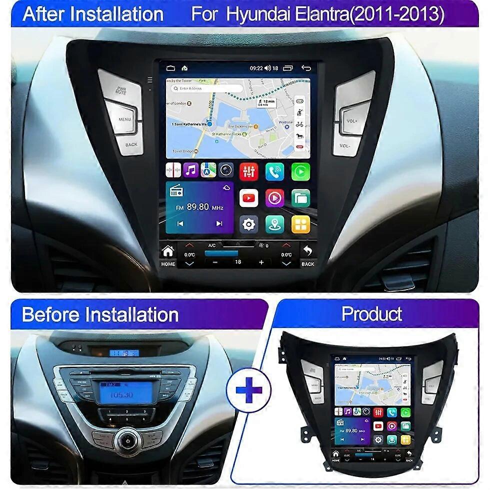 Wireless Carplay Tesla screen Android 13 Car Multimedia Player For ...