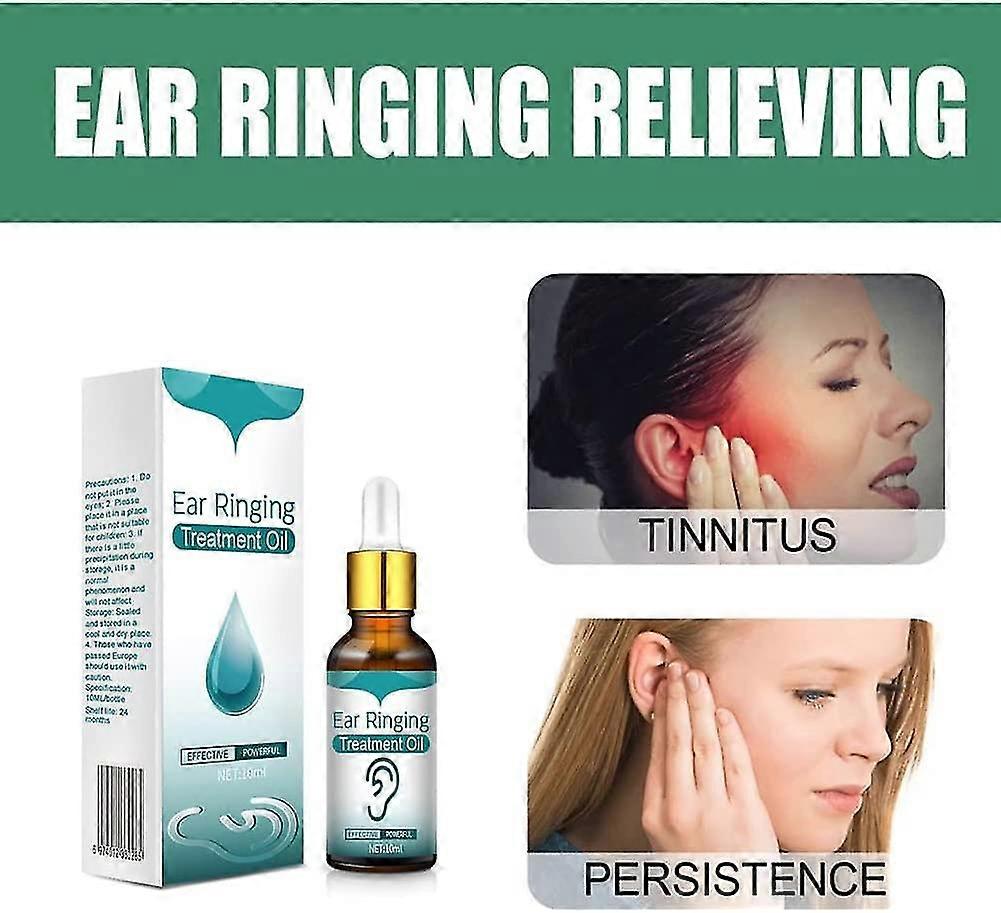 10ml Tinnitus Ear Drops, Ringing In The Ear Drops 100% Natural Ear Care ...